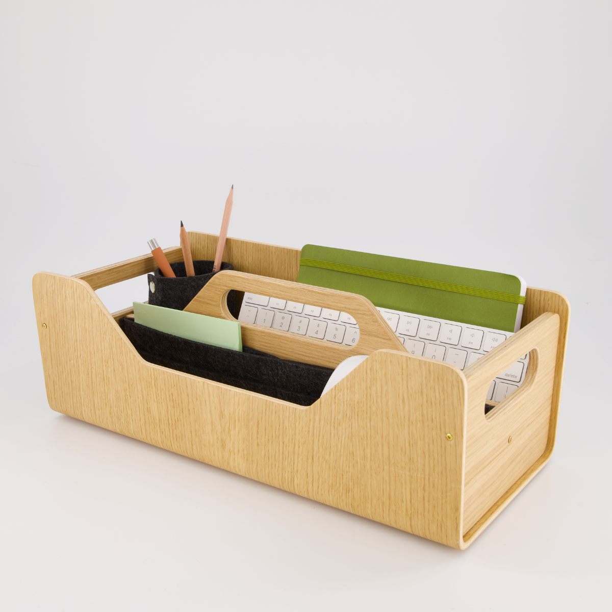 Gustav Dot - Oak Wood Portable Desk Organizer – Gustav Concept